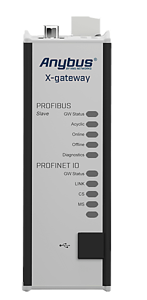 Anybus X-gateway – PROFINET IO从站 - PROFIBUS DP-V0从站