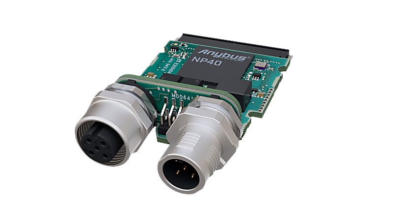 Anybus CompactCom 40 M12 无外壳模块 — PROFIBUS DP-V1