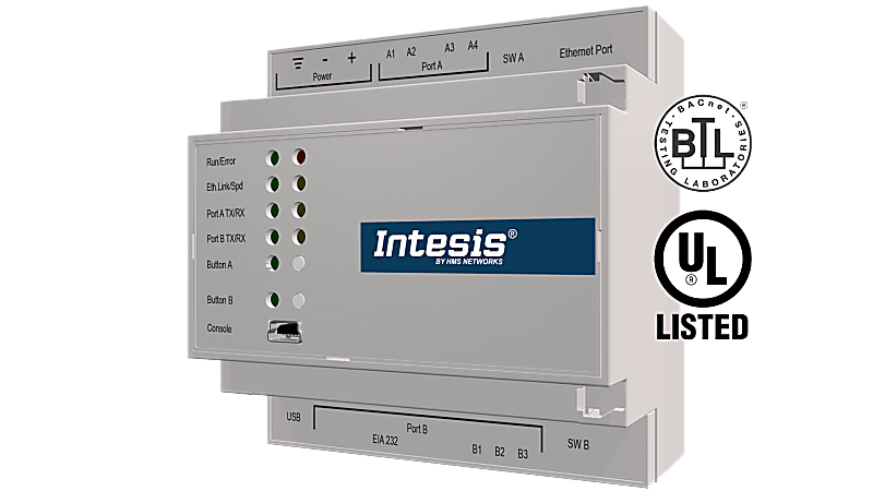 LonWorks TP/FT-10 to BACnet/IP & MS/TP Server Gateway
