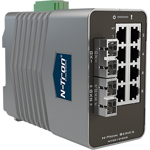 N-Tron® NT5010 GX2 10 Port Gigabit Managed Industrial Ethernet Switch