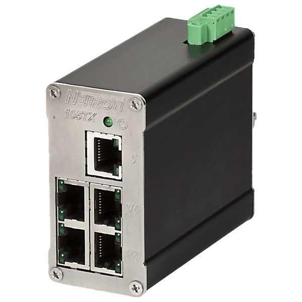 N-Tron® 105TX Unmanaged 5-port Industrial Ethernet Switch
