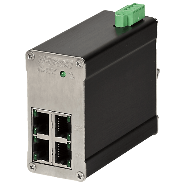 N-Tron® 104TX Unmanaged 4-port Industrial Ethernet Switch