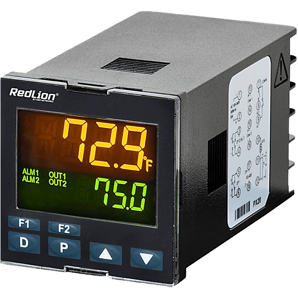 1/16 DIN, AC Power, 4 to 20 mA, Relay, 2 User Inputs, RS-485 PID Controller