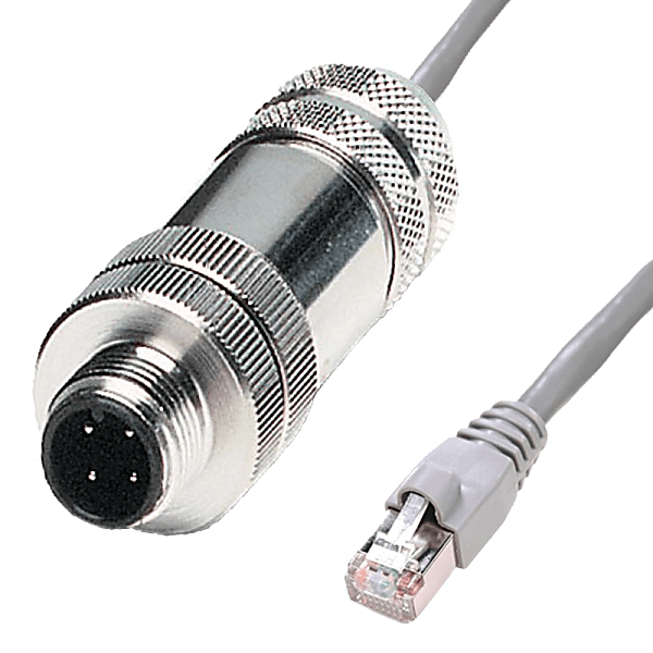 CAT5E-M12-RJ45 Shielded 10' Cable