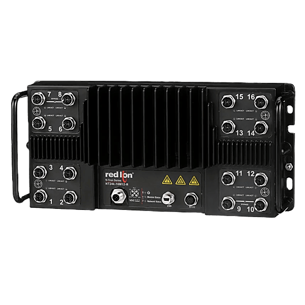 N-Tron® NT24K-16M12-POE-R Managed 16-Port IP67 Gigabit Industrial ...